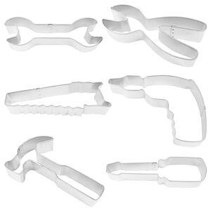 R&M International Construction Tool 6-Piece Cookie Cutter Set, 1-Pack, Metallic