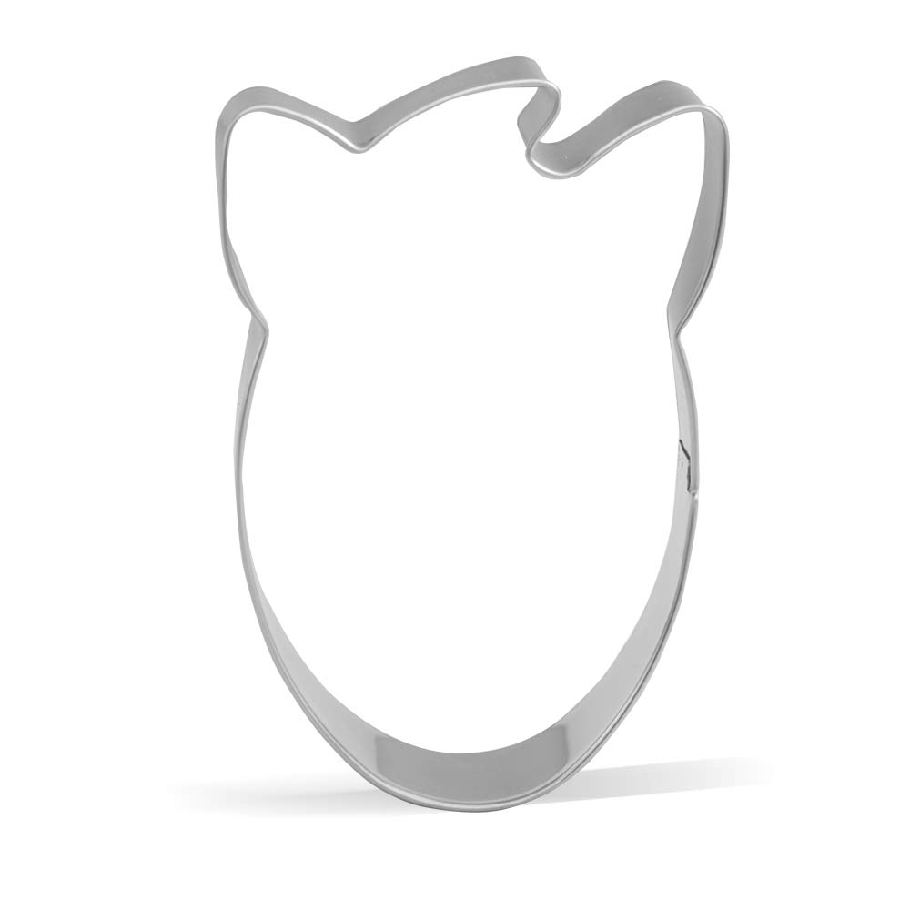 3.7 inch Horse Face Cookie Cutter - Stainless Steel