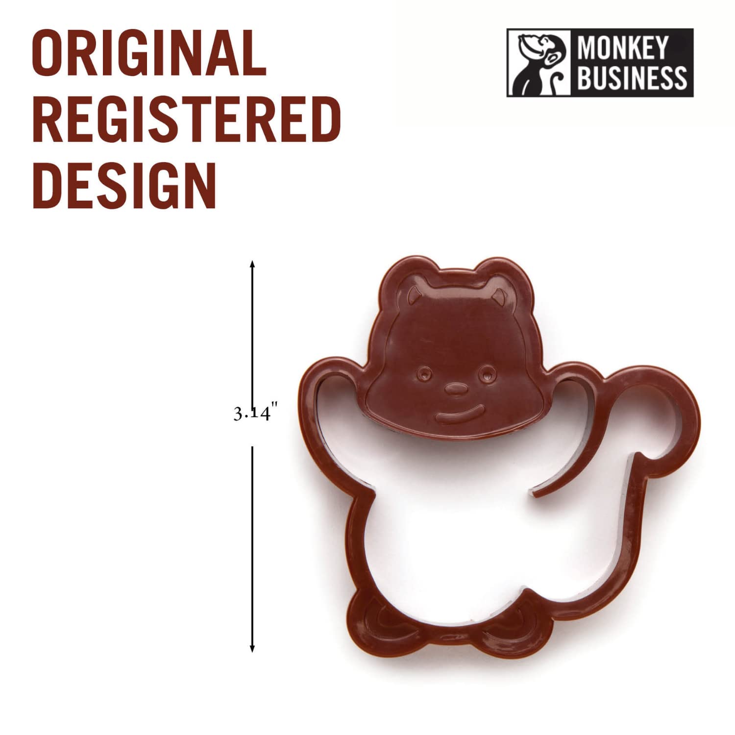 Nutter: Fun Cookie Cutter | Squirrel-Shaped Pastry Cutter for Adorable Cookies | Cute Kitchen Accessories | Cookie Cutters for Cookies that Hold Nuts in 1 Paw | Cool Kitchen Gadgets by Monkey Business