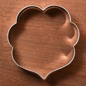 LILIAO Plaque Cookie Cutter Frame Sandwich Fondant Biscuit Cutter - 3.8 x 3.7 inches - Stainless Steel - by Janka