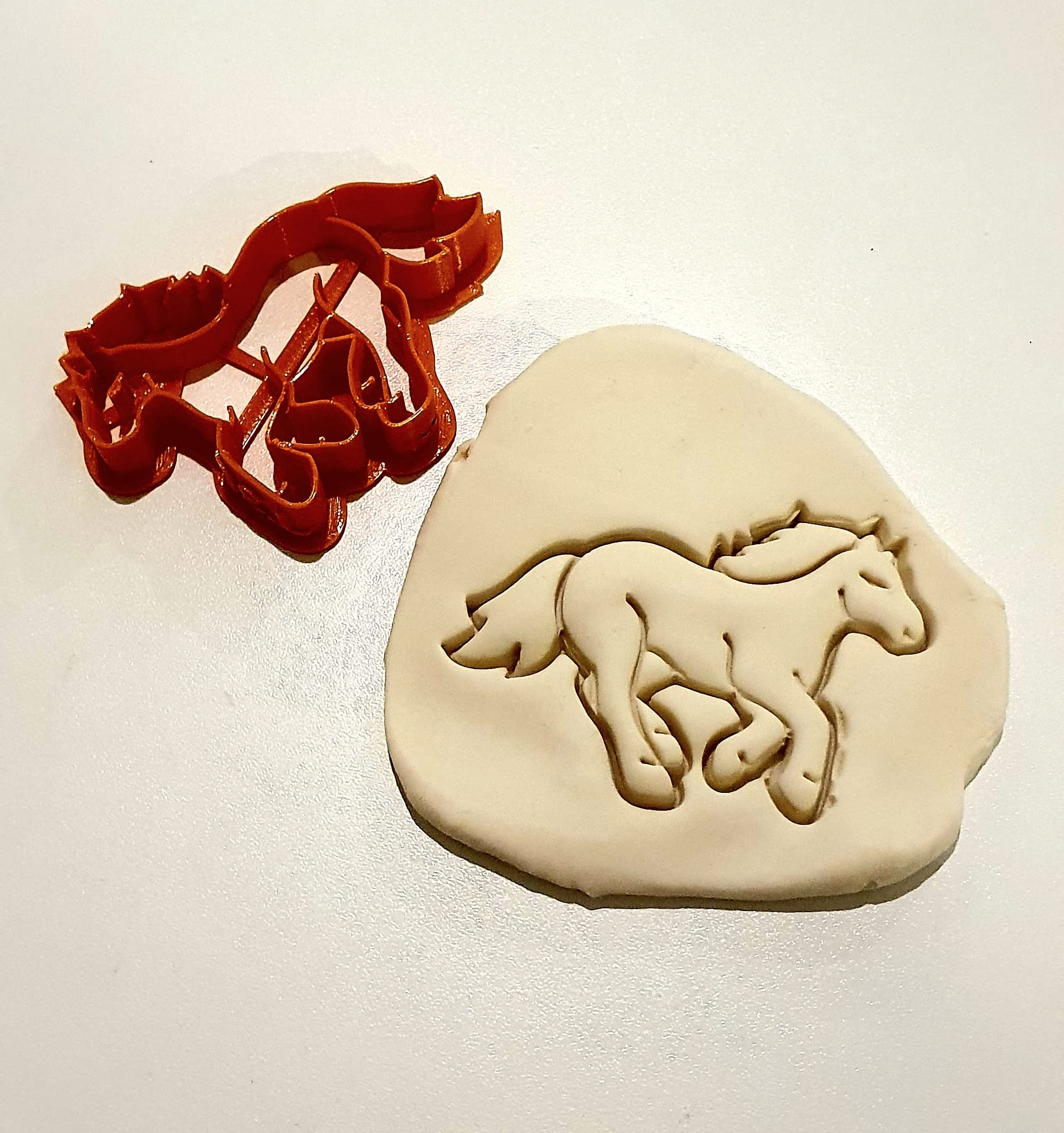 T3D Cookie Cutters Horse Cookie Cutter, Suitable for Cakes Biscuit and Fondant Cookie Mold for Homemade Treats, 3.41'' x 2.48'' x 0.55''