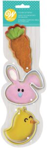 metal cookie cutter set 3/pkg-whimsical easter