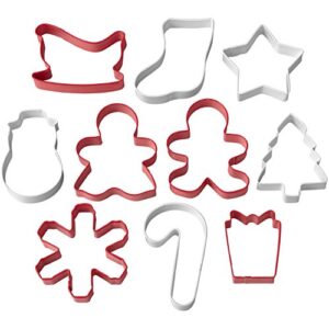 Wilton 10-Piece Christmas Cookie Cutter Set