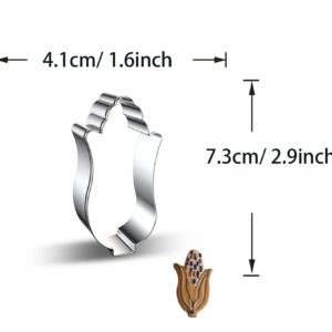 WJSYSHOP Corn Shape Cookie Cutter