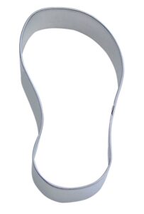 cybrtrayd r&m flip flop 4.5" cookie cutter, metallic