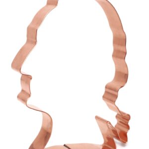 George Washington American President Cookie Cutter 3.5 X 4.5 inches - Handcrafted Copper Cookie Cutter by The Fussy Pup