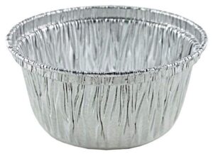 handi-foil 4 oz. aluminum foil utility/muffin/cupcake ramekin cup - heavy duty (pack of 50)