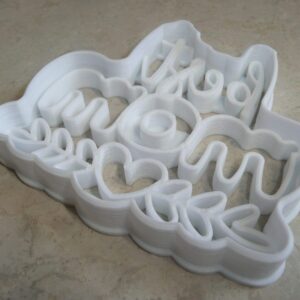 BEST MOM WITH HEART MOTHERS DAY CELEBRATION LOVE COOKIE CUTTER MADE IN USA PR3475