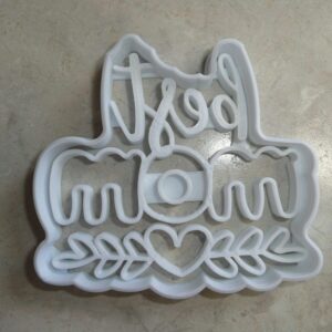 BEST MOM WITH HEART MOTHERS DAY CELEBRATION LOVE COOKIE CUTTER MADE IN USA PR3475