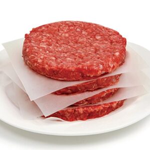 6" x 6" Moisture-proof and Nonstick Square Dry Wax Papers, Microwave and Freezer Safe for Ground Beef, Burger Patties, 250 Pieces, By Srenta