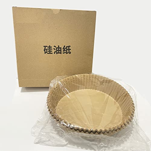 Gorwit Air Fryer Disposable Paper Food Grade Non-Stick Air Fryer Parchment Paper Round Liner For Oven Air Fryer Oven Oven Microwave Fryer 100 Sheets