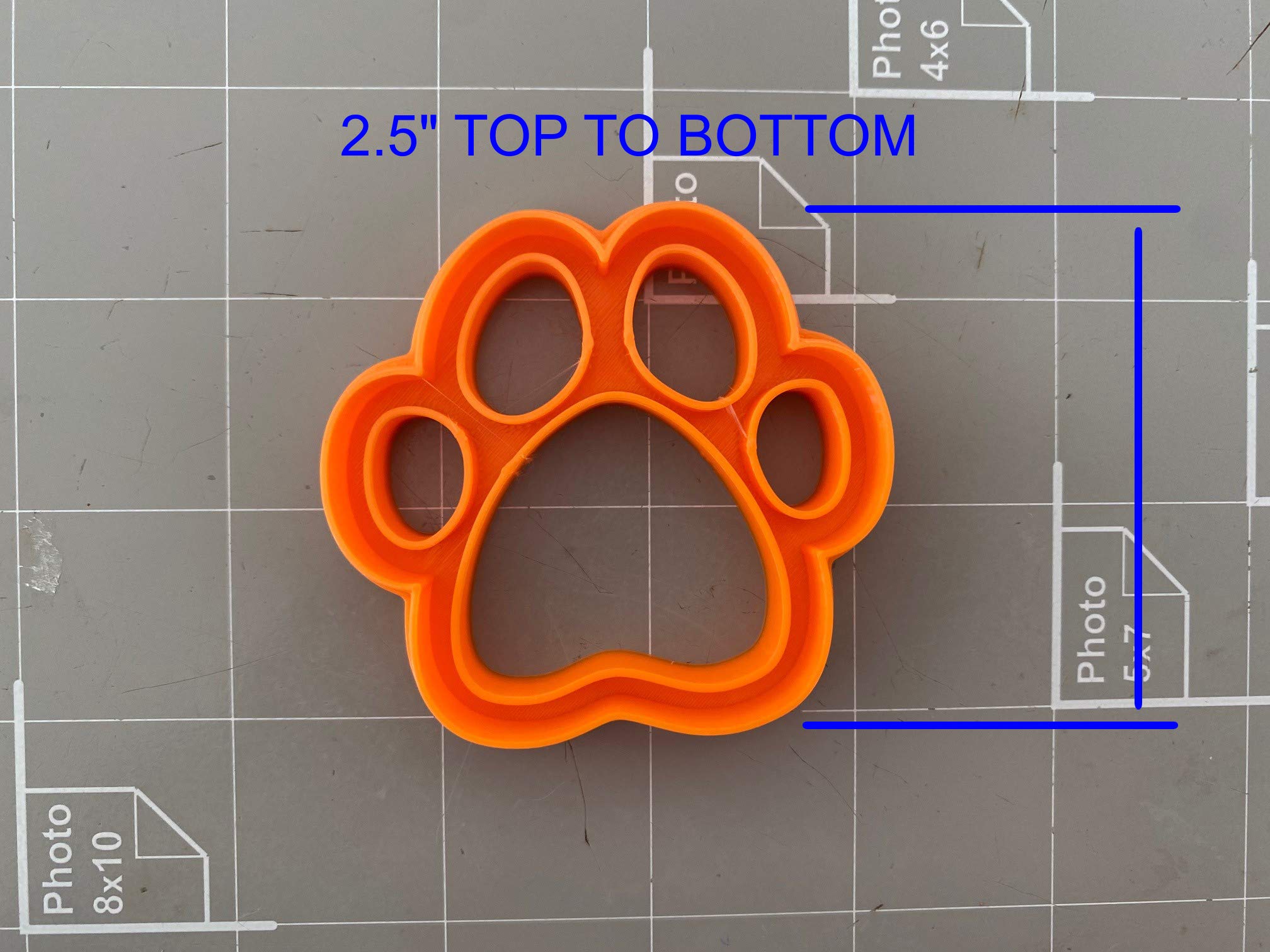 Dog Paw Cookie Cutter Style Set of 3