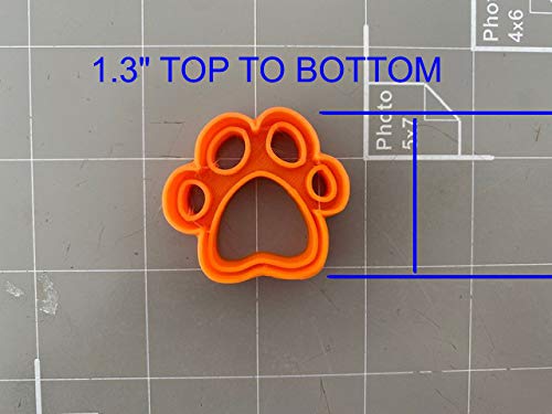 Dog Paw Cookie Cutter Style Set of 3