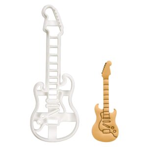 electric guitar cookie cutter, 1 piece - bakerlogy