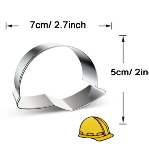 WJSYSHOP Crash Helmet Safety Hat Shape Cookie Cutter