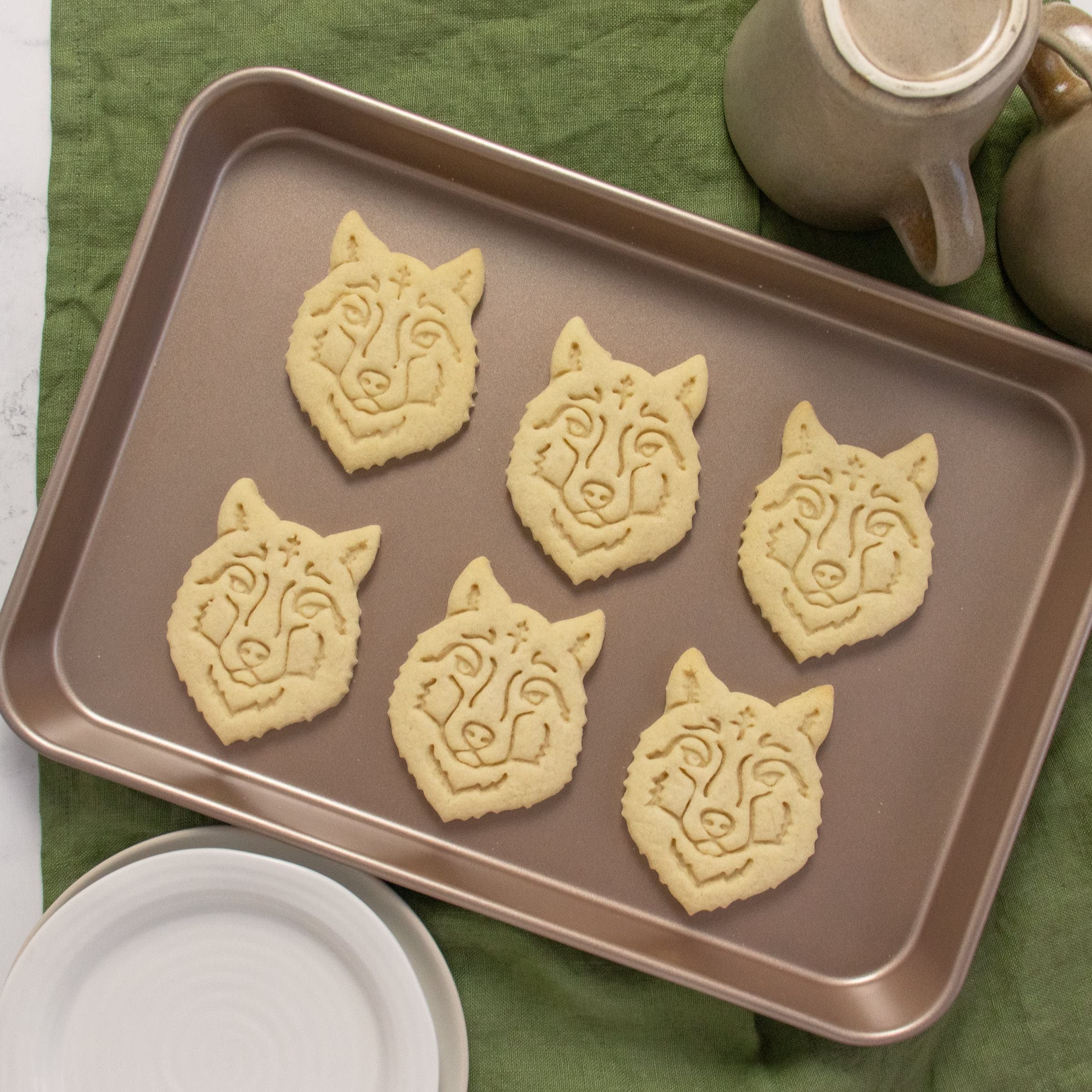 Wolf Face cookie cutter, 1 piece - Bakerlogy