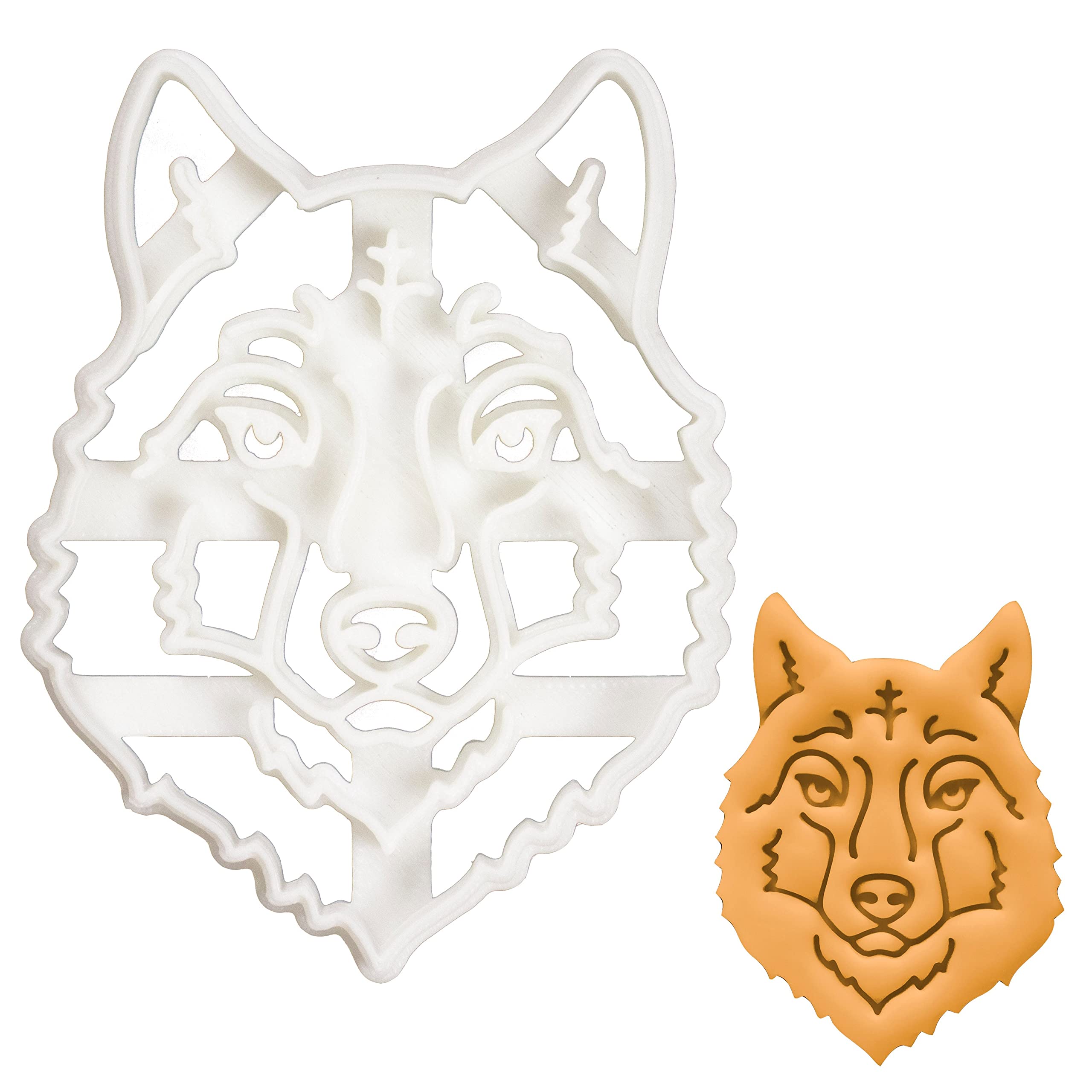 Wolf Face cookie cutter, 1 piece - Bakerlogy