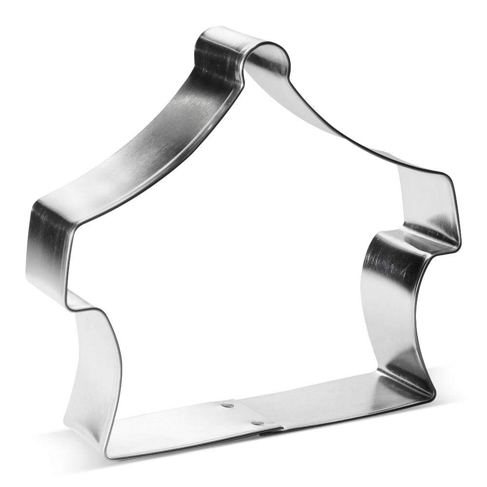 Circus Tent Cookie Cutter 3.5 Inch - Made in the USA – Foose Cookie Cutters Tin Plated Steel Circus Tent Cookie Mold