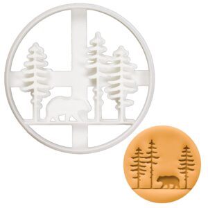 forest bear cookie cutter, 1 piece - bakerlogy