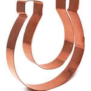 Horseshoe Copper Cookie Cutter by The Fussy Pup (4 Inch)