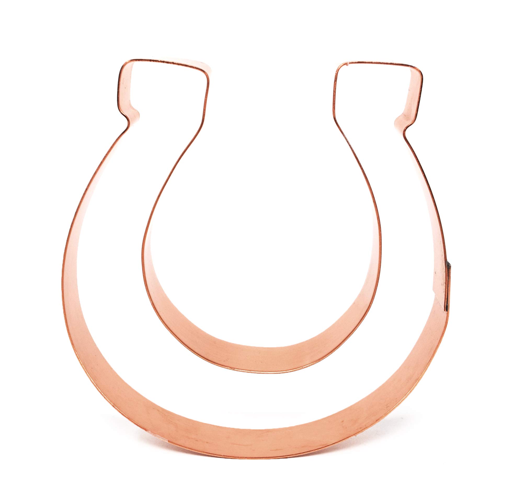 Horseshoe Copper Cookie Cutter by The Fussy Pup (4 Inch)