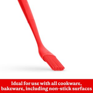 BETTY CROCKER Silicone 11 Inch Brush, Red