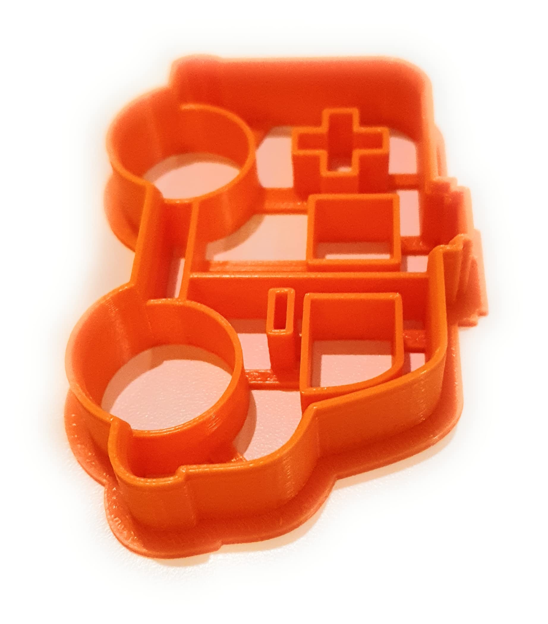 T3D Cookie Cutters Ambulance Cookie Cutter , Suitable for Cakes Biscuit and Fondant Cookie Mold for Homemade Treats, 3.59 inches x 2.52 inches x 0.55 inches