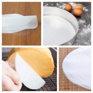 Parchment Paper Baking Circles Set - 4 inch, 7 inch, 9 inch Non-Stick Round Baking Paper.