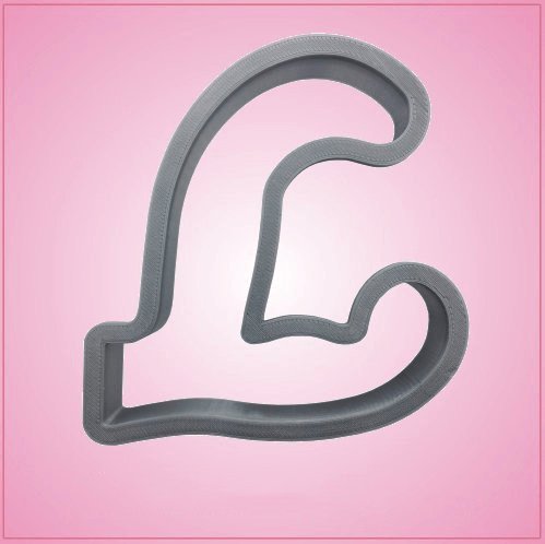 Cursive Letter L Cookie Cutter