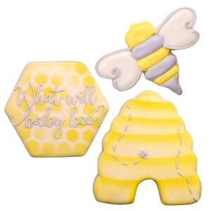 R & M International Honey bee Cookie Cutter, One Size, Silver