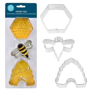 R & M International Honey bee Cookie Cutter, One Size, Silver