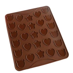 eastbuy macaron mat - professional macaron cookie non-stick silicone macaron baking mold baking tool macaron baking mold 48 capacity macaroon kit