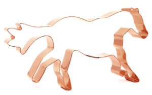 race horse - copper cookie cutter