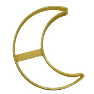 crescent moon shape outline cookie cutter made in usa pr4941