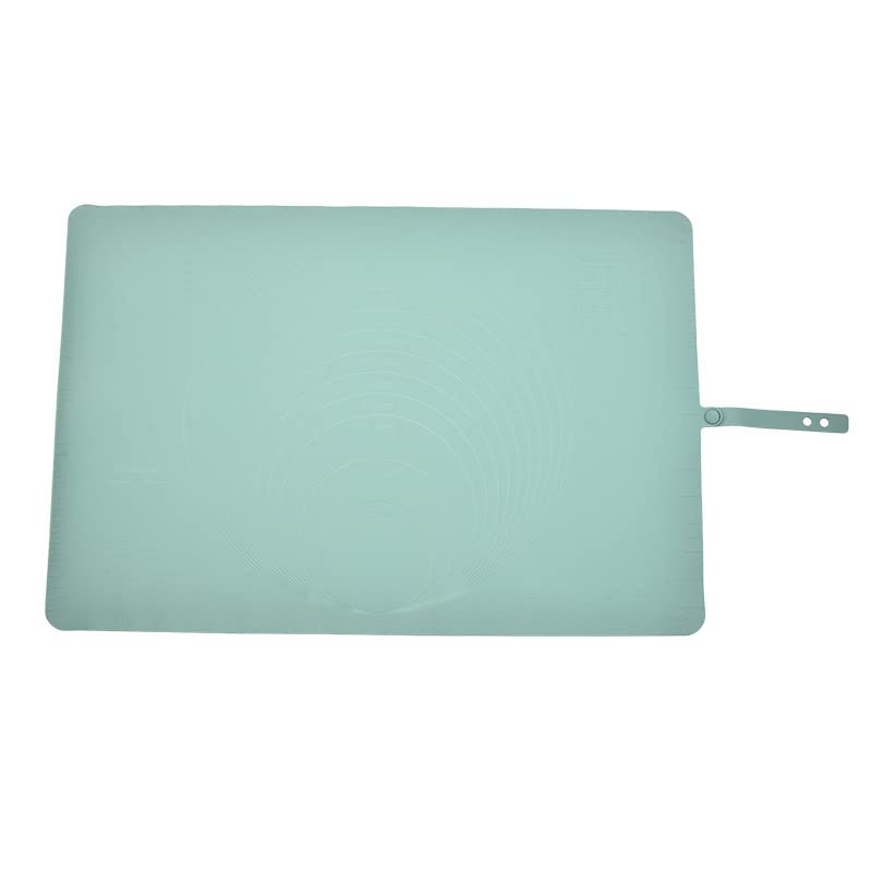 Silicone Baking Mats,Large Kneading Pad Kitchen Tool Kneading Pad Rolling Mat,Household Silicone Non-Stick Baking Mat Rolling Dough Pad Kitchen Baking Tools (Green)