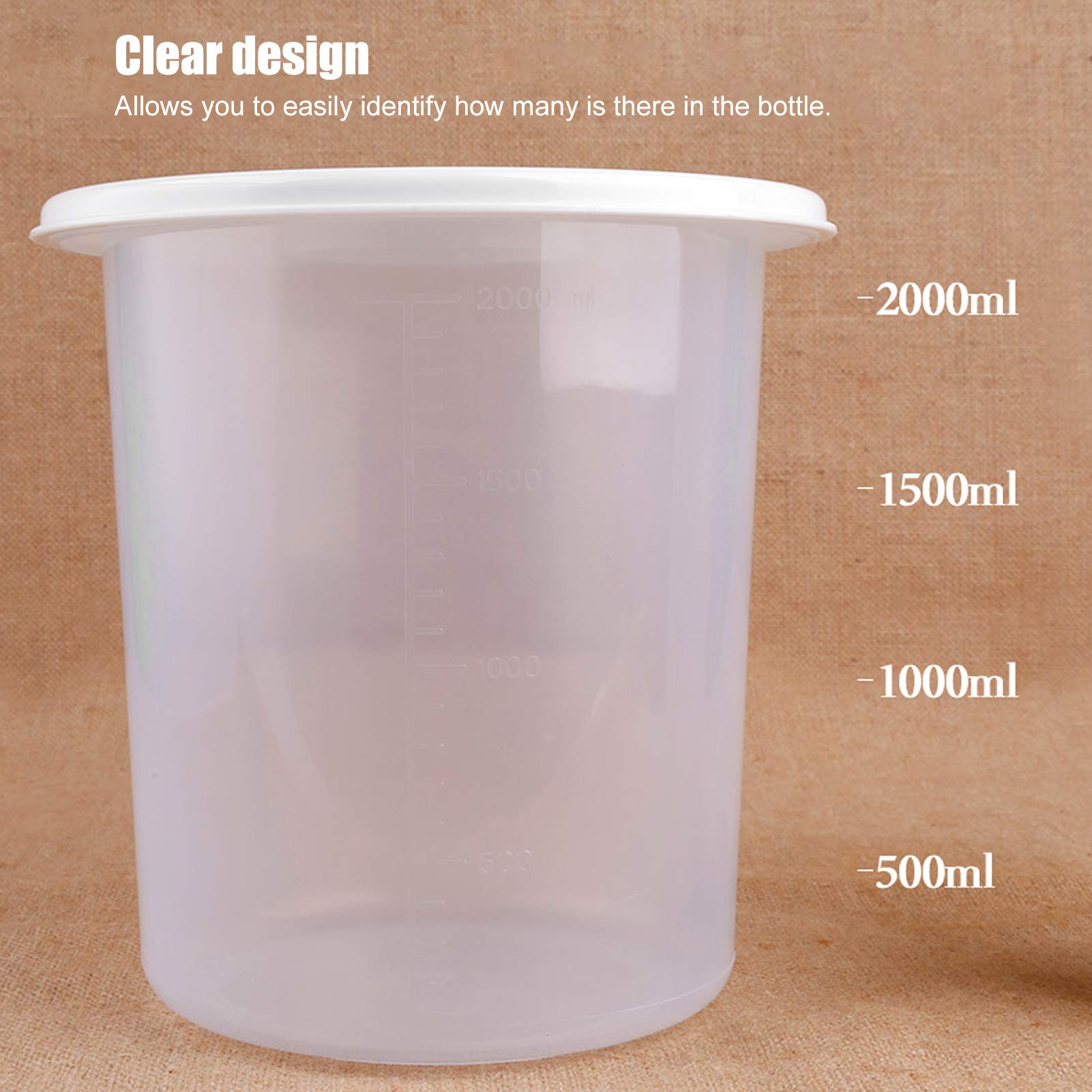 Plastic Ice Bucket Reusable Shaved Ice Molds for Container Cool Drinks Slushies Cocktails Tool Household Supplies 9.8oz