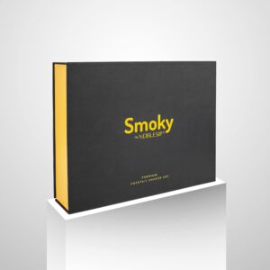 Whiskey Smoker Kit 𝗣𝗥𝗘𝗠𝗜𝗨𝗠 Smoky by NOBLESIP - Complete Bar Set to Smoke your Old Fashioneds and all your Favorite Cocktails. Great gift for Whisky, Bourbon, and Scotch lovers. 100% Natural Oak