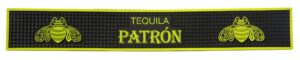 tequila patron professional bar mat spill mat rail drip mat