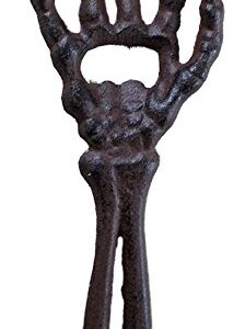 Upper Deck Cast Iron Skeleton Hand Themed Beverage Bottle Opener