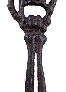 Upper Deck Cast Iron Skeleton Hand Themed Beverage Bottle Opener