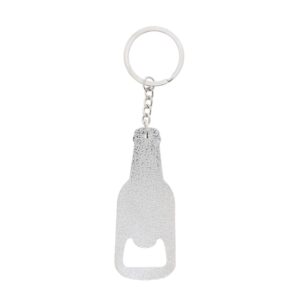 Dominican Republic Beer Bottle Opener Keychain - Beer Bottle Shape