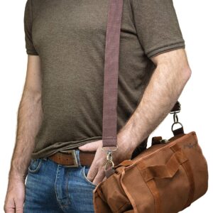 Travel Bartender Bag (Without Tools) | Best Bar Kit Bag for Carrying Your Bar Tools with Style | Professional Bartender Roll with Shoulder Strap for Perfect Storage | Mix Awesome Cocktails Anywhere