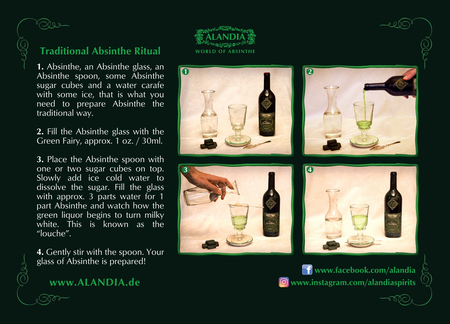 ALANDIA Spare Part | Absinthe Fountain Boule | Glass Lid