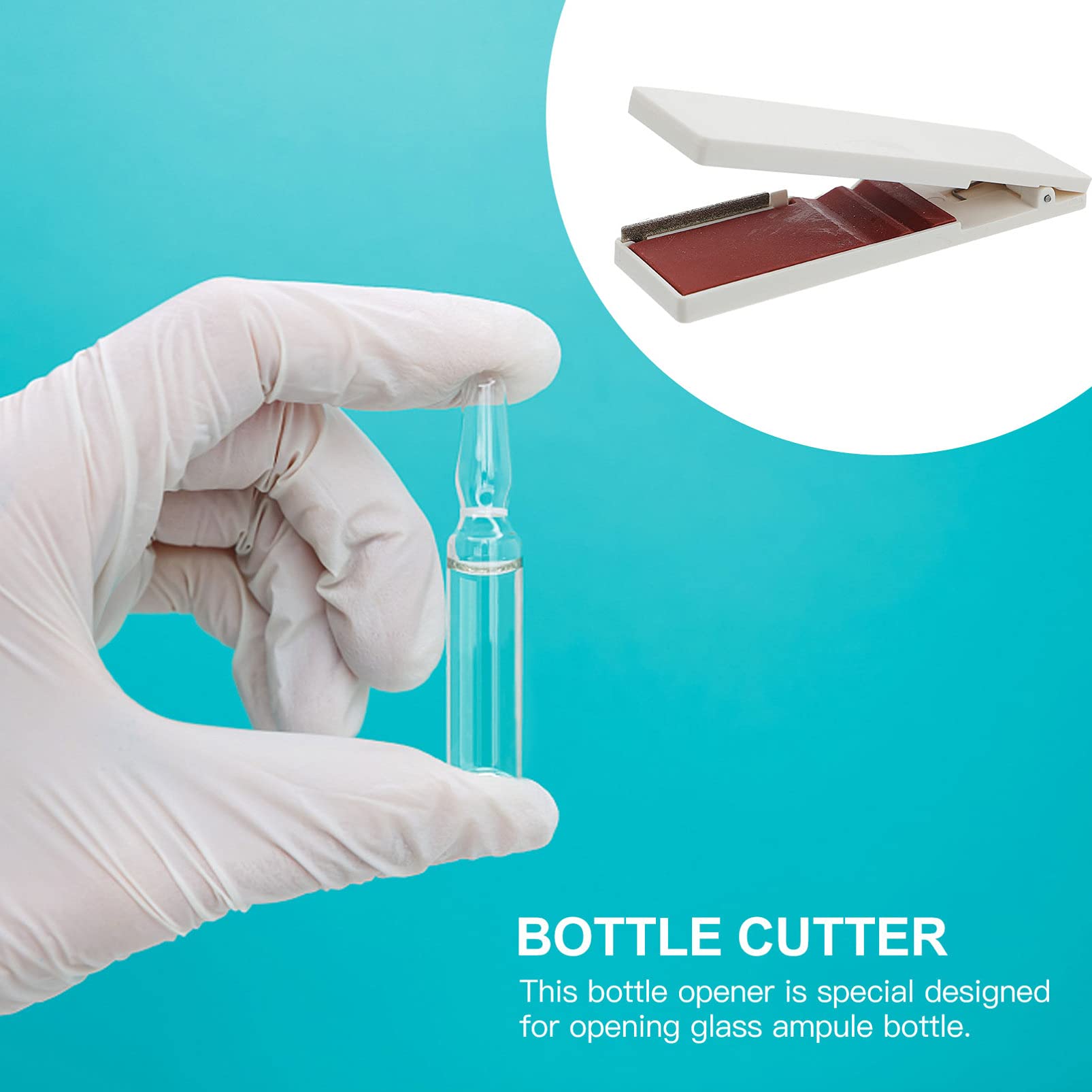 ULTECHNOVO Bottle Cutter Ampoule Bottle Opener, Fish Shape Glass Ampoule Bottle Opener, Ampule Breakers Cutting Device Convenient for Operation and Labor- Saving Glass Breaker