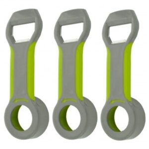 handy housewares 4-in-1 bottle opener - easily opens twist caps, canning lids, bottle caps and pull tabs (3 pack)