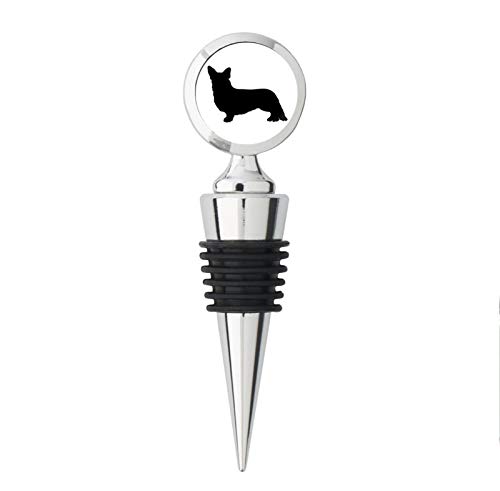 Cardigan Welsh Corgi Dog Breed Metal Steel Bottle Stopper Winestopper