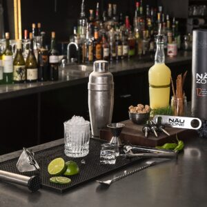 Professional Bartending Kit (12 Piece) | Cocktail Shaker Set | Bar Set with Elegant Stainless Steel Large 30 Oz. Cocktail Shaker - Premium Mixology Bartending Kit | Deluxe Gift Packaging