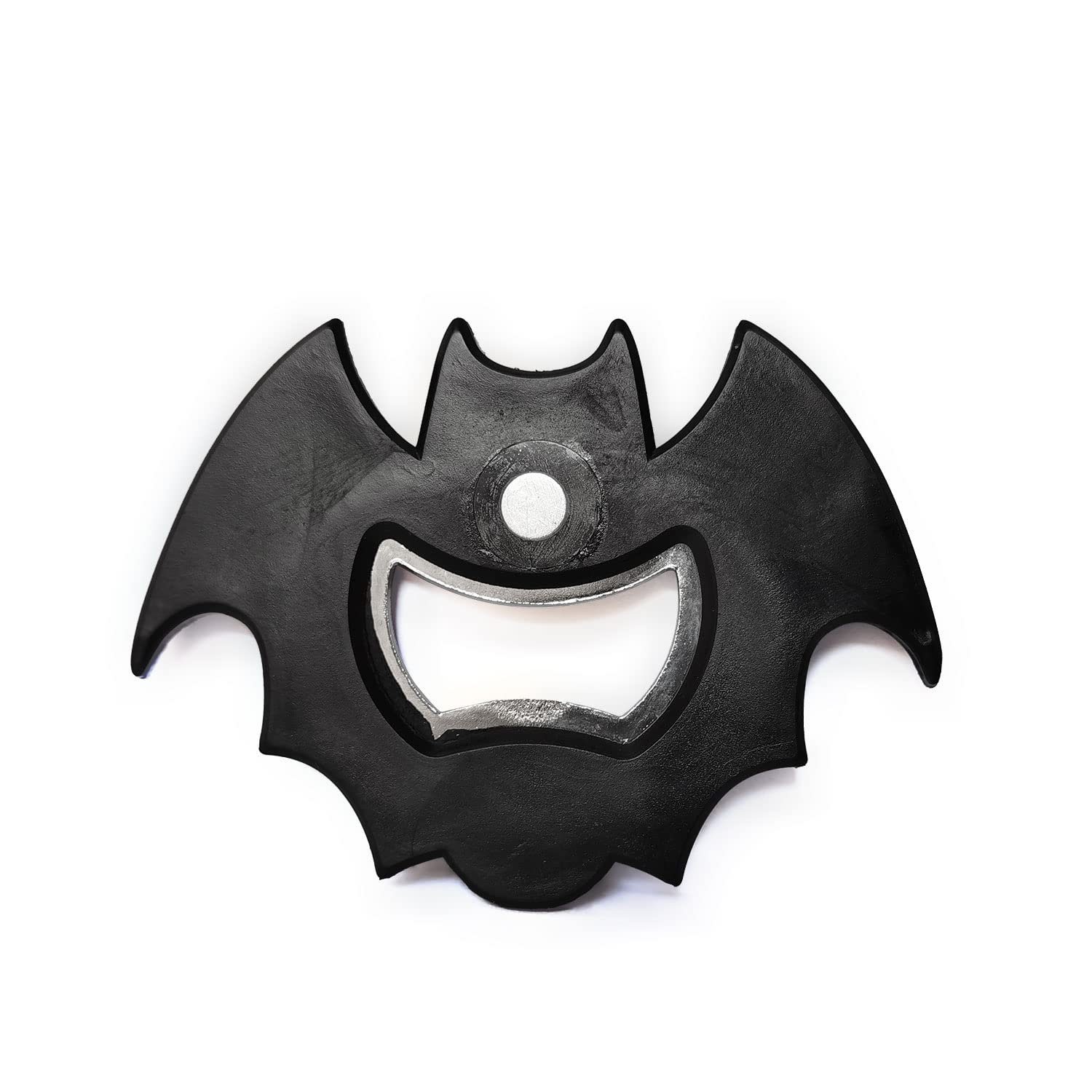 L & H Household Cool Bat Bottle Opener Black Bat Refrigerator Fridge Magnet Stainless Steel Beer Bottle Opener