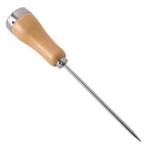 YHCWJZP Ice Pick, Stainless Steel Ice Pick Punch Crusher Icing Breaker Wooden Handle Kitchen Tools Kitchen Supplies