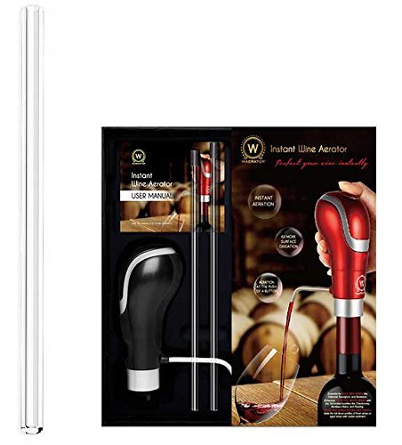 4 Pk Replacement Tubes (QTY 2-245MM, QTY 2-253MM) for the Instant 1-Button Aeration and Decanter WAERATOR Electric Wine Aerator (Replacement Tubes Only, Aerator not Included)